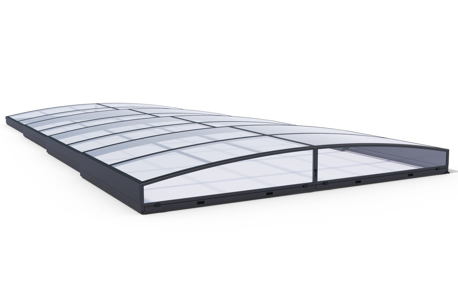 Pool-Schiebehalle Albixon Sydney Clear C